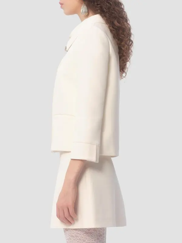 Valentino Garavani Crepe Couture Jacket - Ivory