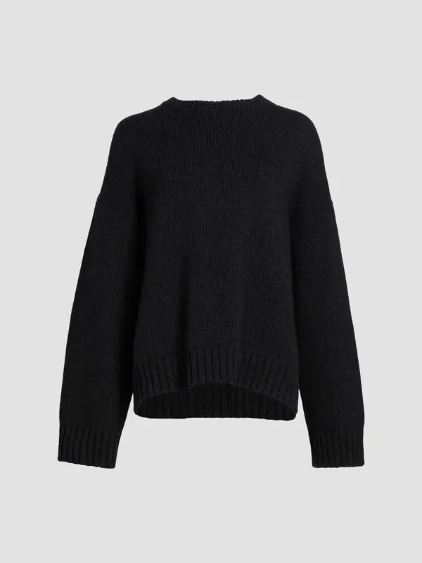 GANNI Chunky Wool-blend Sweater - Phantom