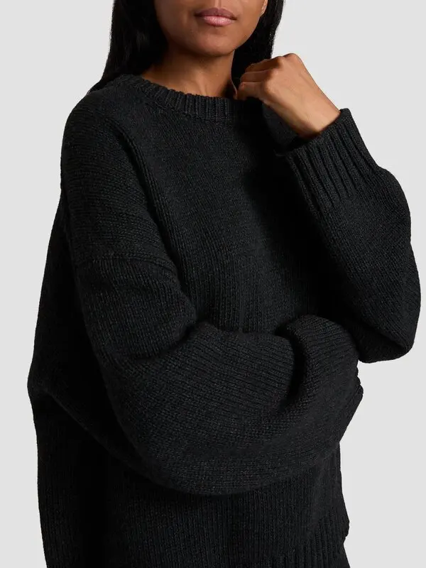 GANNI Chunky Wool-blend Sweater