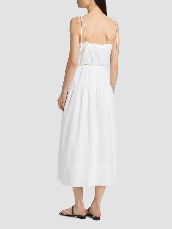Ciao Lucia Petra Cotton Voile Midi-dress