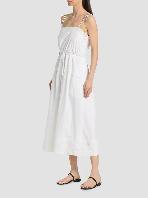 Ciao Lucia Petra Cotton Voile Midi-dress