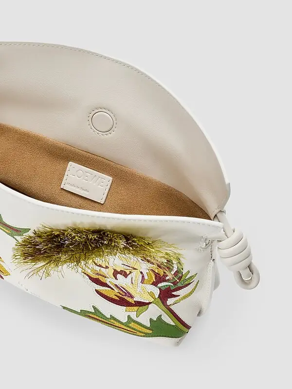 Loewe X Paula's Ibiza Flaco Mini Intarsia Leather Clutch