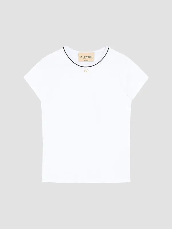 Valentino Garavani Cotton Jersey T-shirt - White