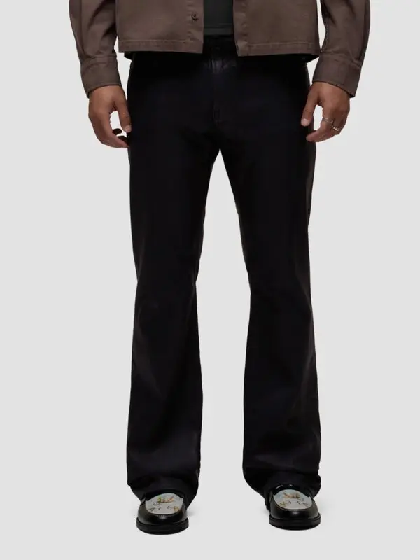 Hudson Jeans Walker Coated Kick Flare Jeans
