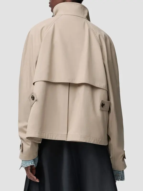 Loewe Raglan-sleeve Cotton-blend Short Parka