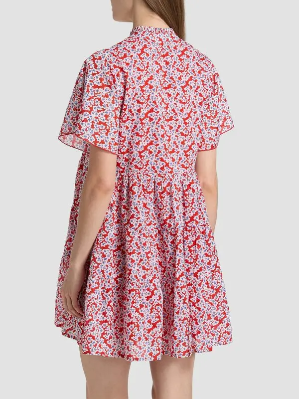 RO'S GARDEN Vibeka Floral Cotton Minidress