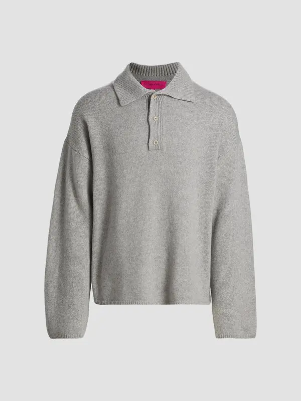 THE ELDER STATESMAN Dume Cashmere Rugby Sweater