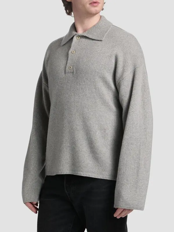 THE ELDER STATESMAN Dume Cashmere Rugby Sweater