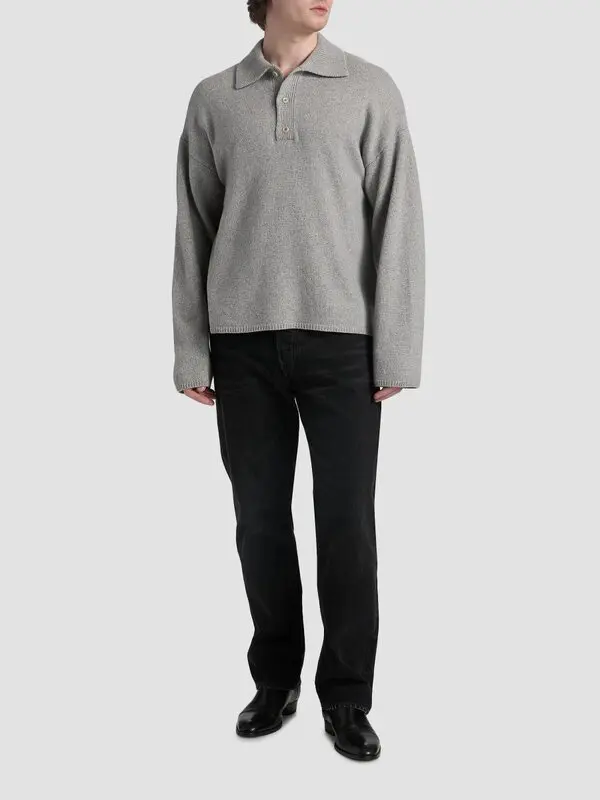 THE ELDER STATESMAN Dume Cashmere Rugby Sweater