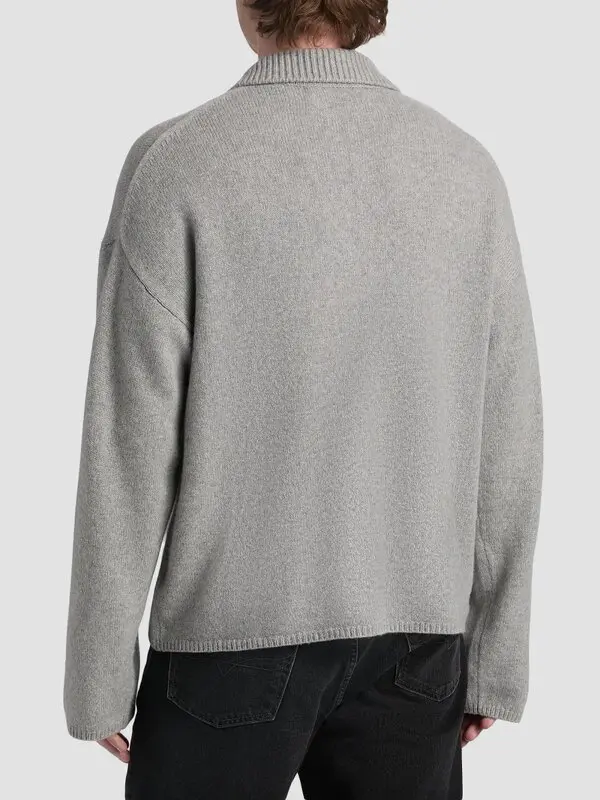 THE ELDER STATESMAN Dume Cashmere Rugby Sweater