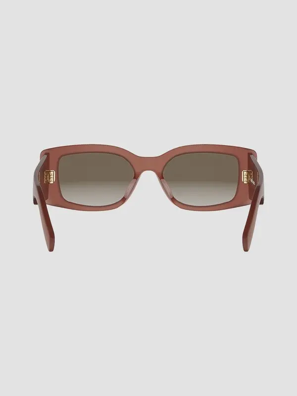 Celine Maxi Triomphe 53mm Rectangular Sunglasses