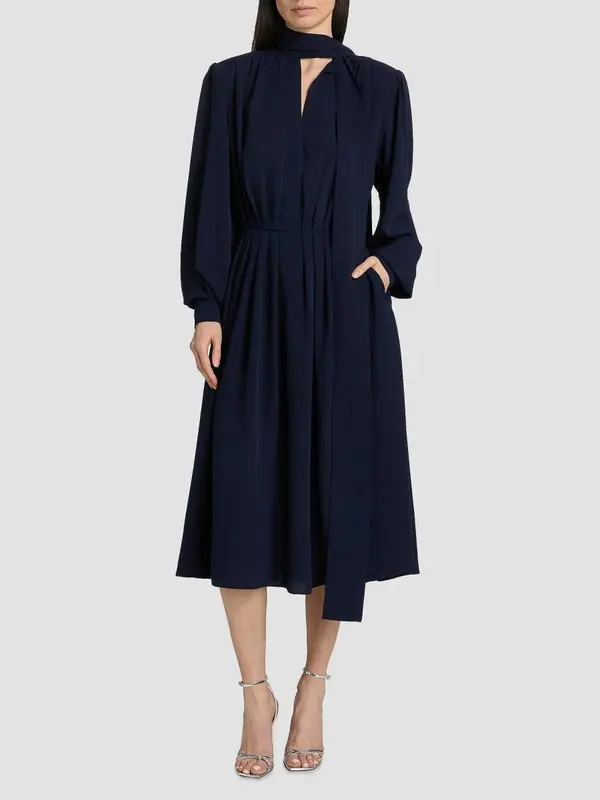Ronny Kobo Outlander X Adair Tieneck Midi-dress
