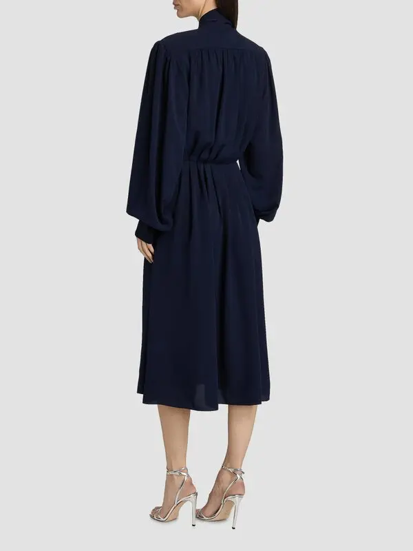 Ronny Kobo Outlander X Adair Tieneck Midi-dress