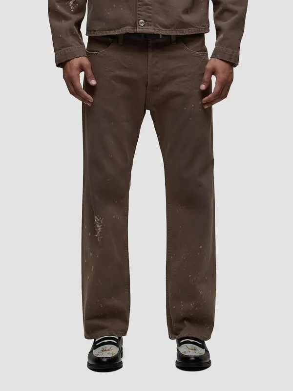 Hudson Jeans Rylan Paint-splatter Straight-leg Jeans