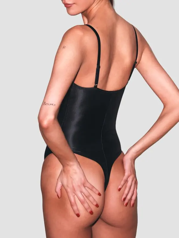 FLEUR DU MAL Le Stretch Gloss Wireless Bodysuit