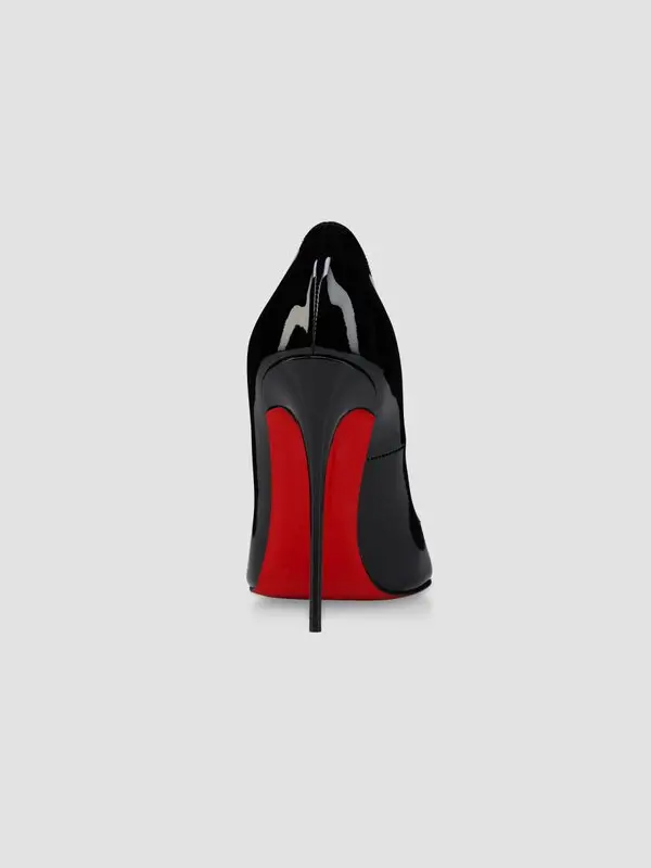 CHRISTIAN LOUBOUTIN La Pigalle 120mm Patent Leather Pumps - Black