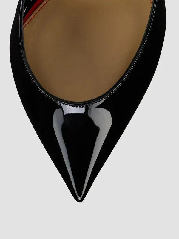 CHRISTIAN LOUBOUTIN La Pigalle 120mm Patent Leather Pumps - Black