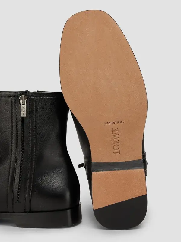 Loewe Zip Leather Booties