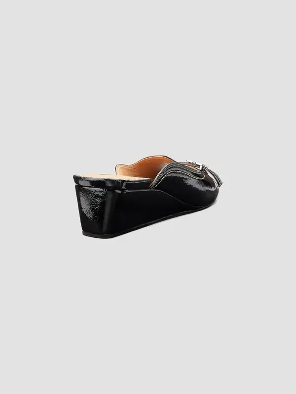 GANNI Butterfly Wedge Mule Sandals