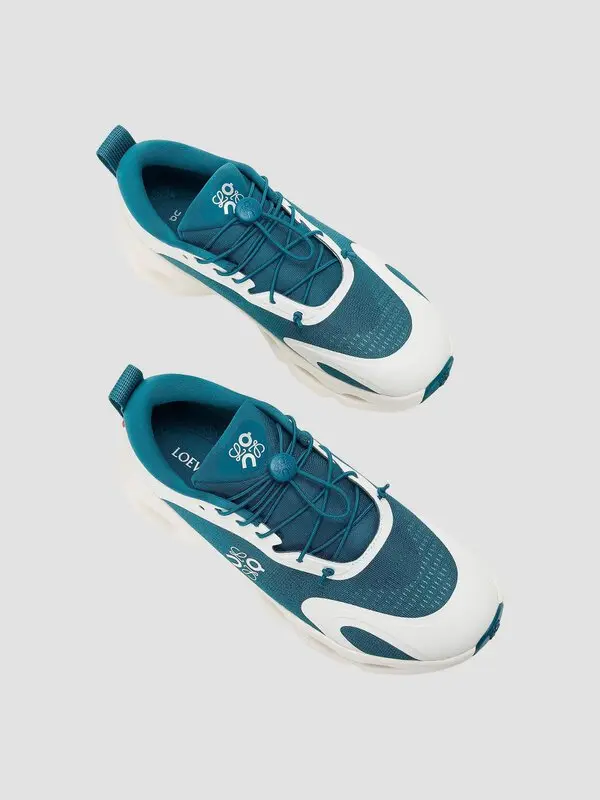 Loewe X On. Cloudsolo Speed-lace Sneakers - Teal Eggshell