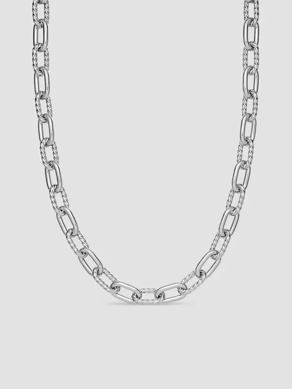 David Yurman Dy Madison Chain Necklace In Sterling - Silver