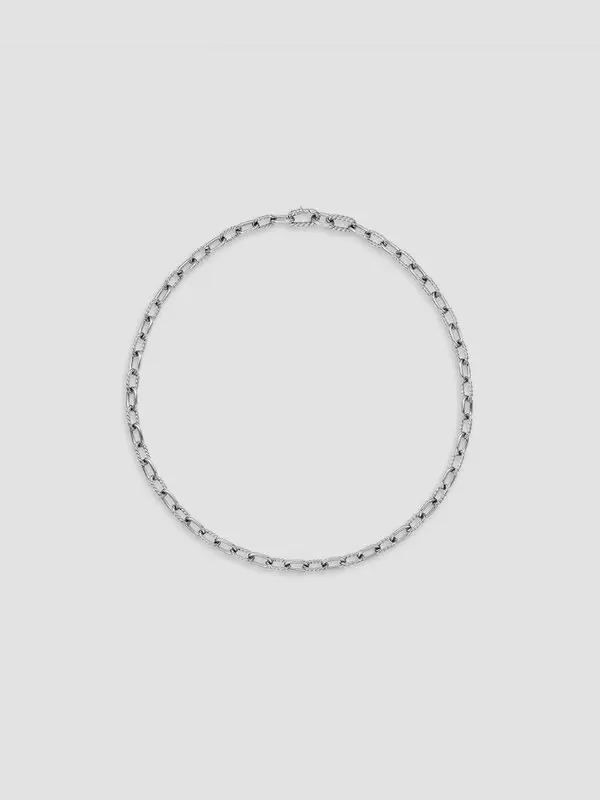 David Yurman Dy Madison Chain Necklace In Sterling - Silver