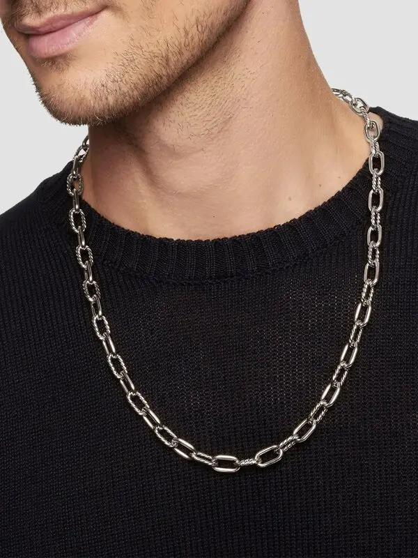 David Yurman Dy Madison Chain Necklace In Sterling - Silver