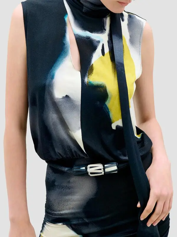 Silvia Tcherassi Cody Floral Draped Maxi Dress