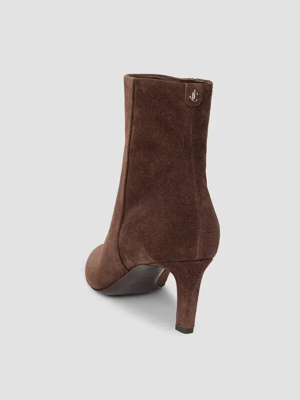 JIMMY CHOO Frankie 65mm Velvet Suede Ankle Boots
