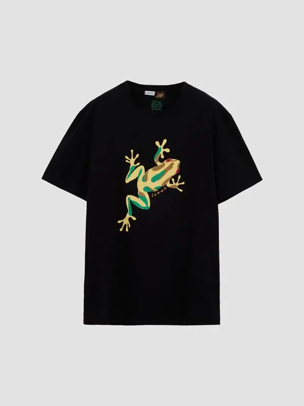 Loewe X Paula's Ibiza Relaxed-fit Crewneck T-shirt - Black