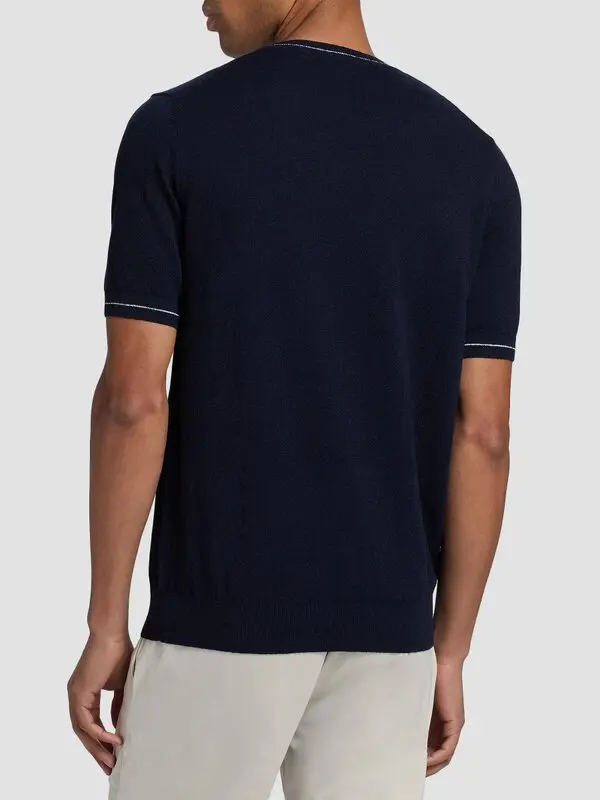 SAKS FIFTH AVENUE Bouclé Crewneck Top