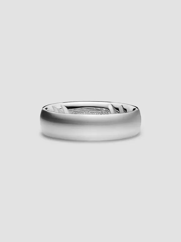 David Yurman Streamline Band Ring In Platinum, 6.2mm