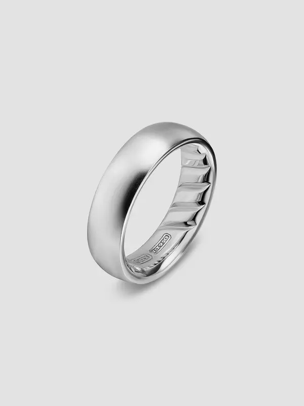 David Yurman Streamline Band Ring In Platinum, 6.2mm