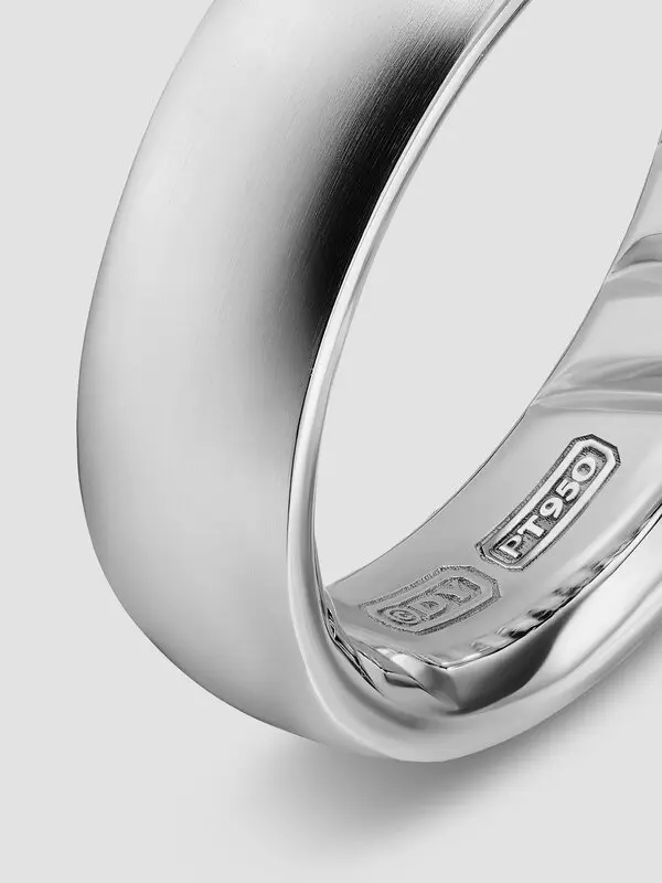 David Yurman Streamline Band Ring In Platinum, 6.2mm