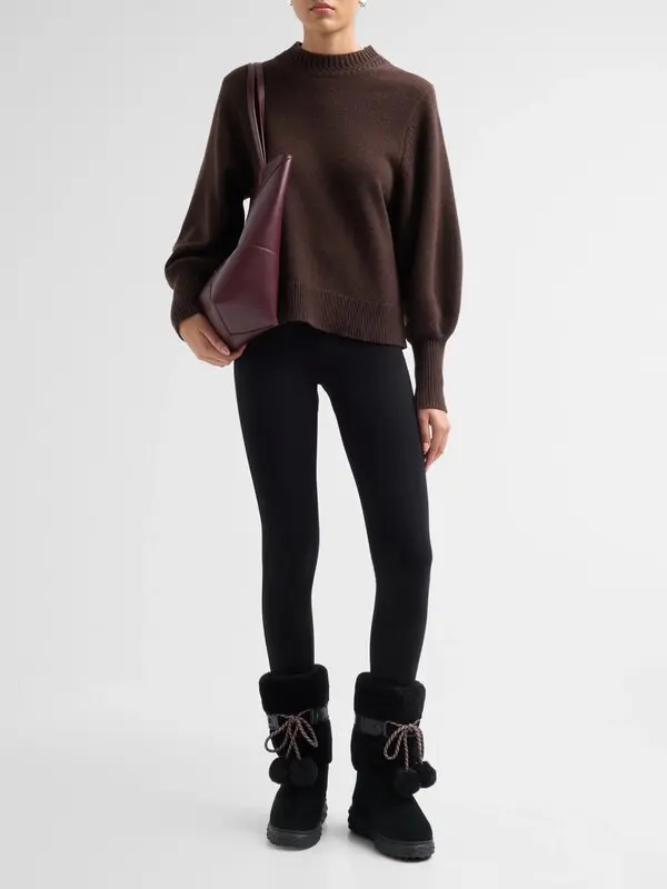 JIMMY CHOO Cobi Shearling & Suede Boots
