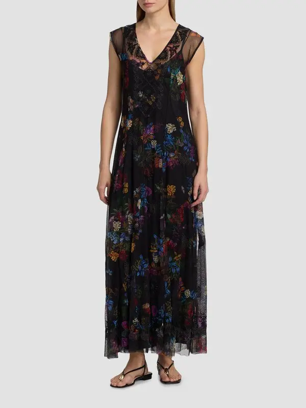 Johnny Was Socorro Mesh Dress