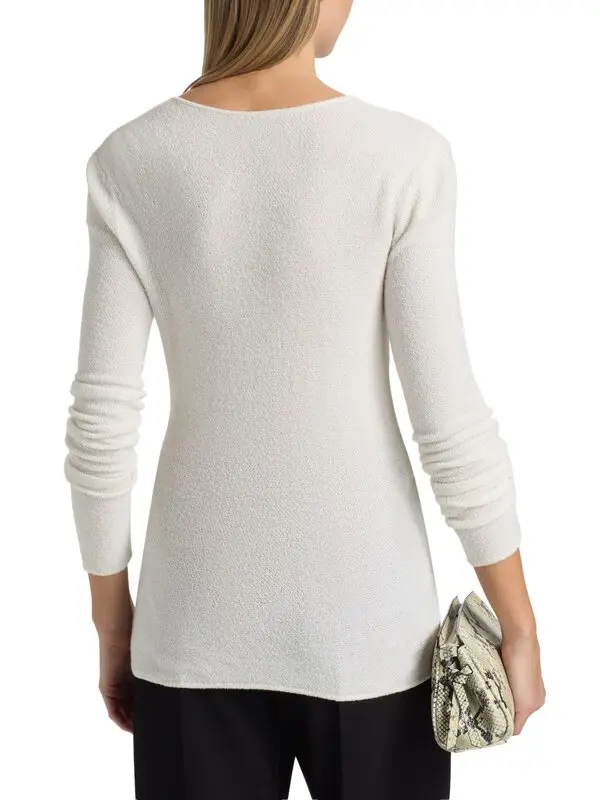 THE ELDER STATESMAN Pebble Beth Wrap Cardigan