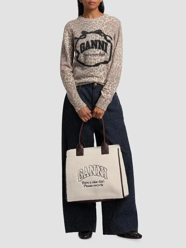 GANNI Graphic Wool Sweater
