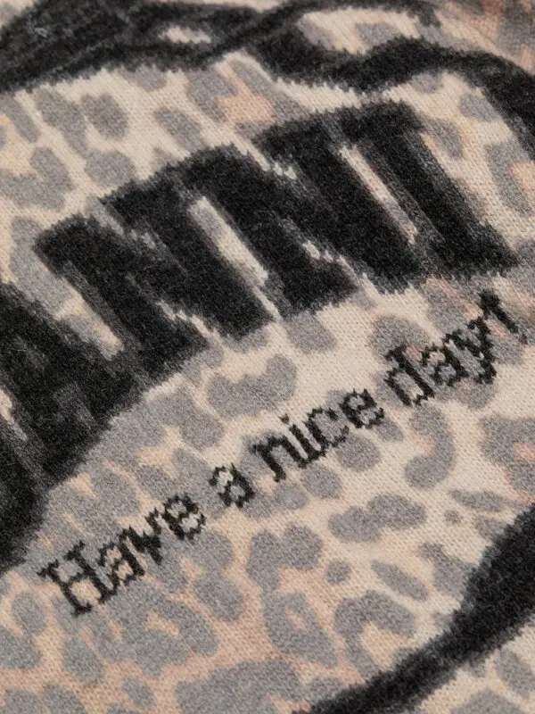 GANNI Graphic Wool Sweater