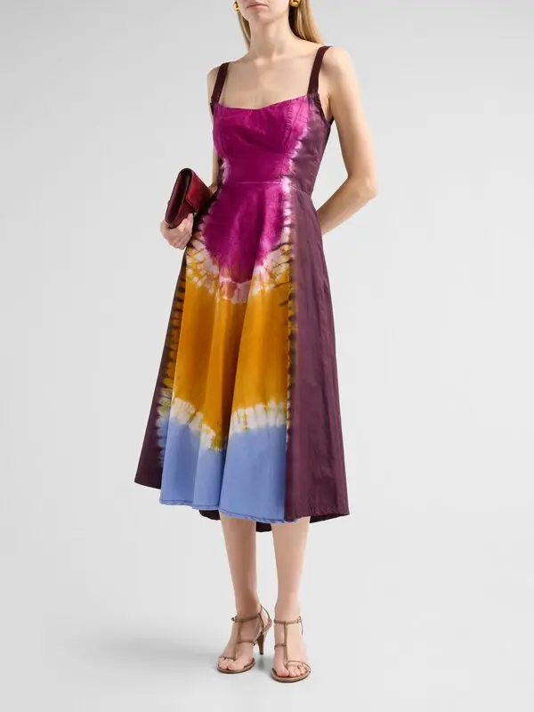 BUSAYO Omolade Tie-dye Midi Dress