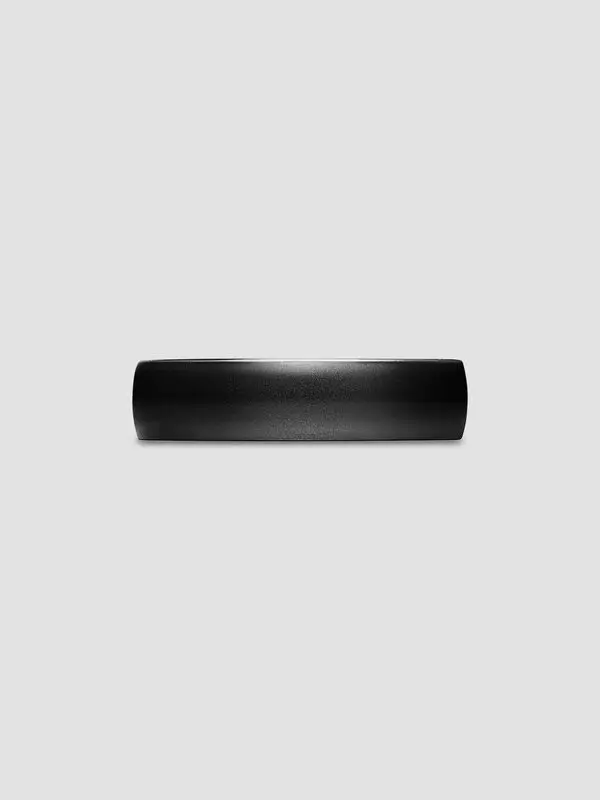 David Yurman Streamline Band Ring In Titanium, 6.2mm