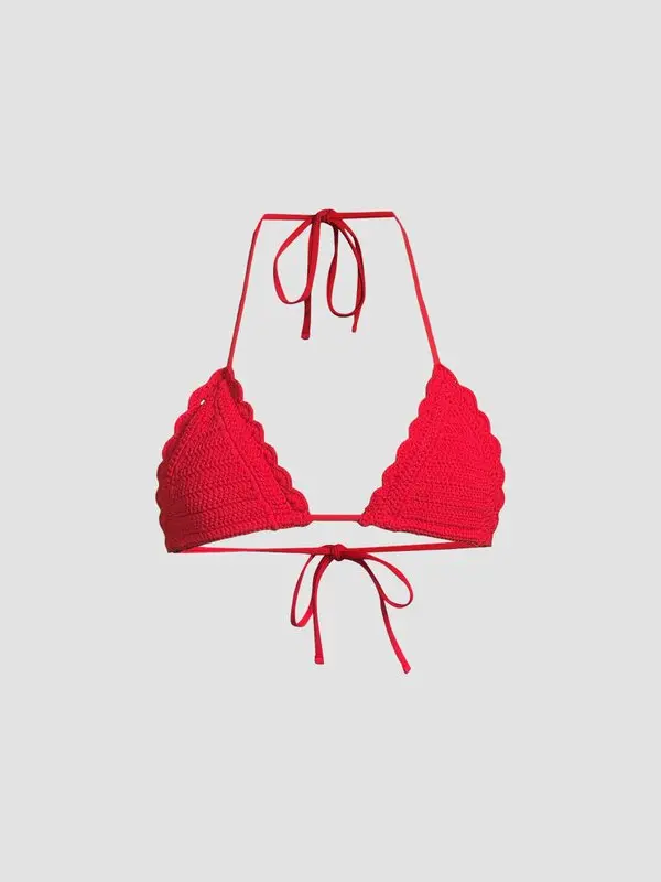Beach Riot Crochet Winona Swim Top - Ruby Crochet
