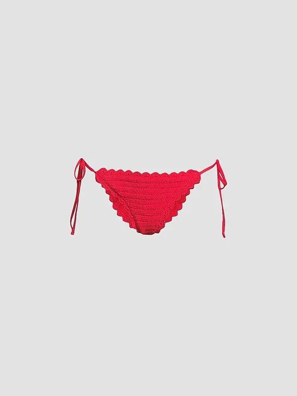 Beach Riot Crochet Soleil Swim Bottom - Ruby Crochet