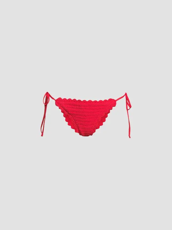 Beach Riot Crochet Soleil Swim Bottom - Ruby Crochet