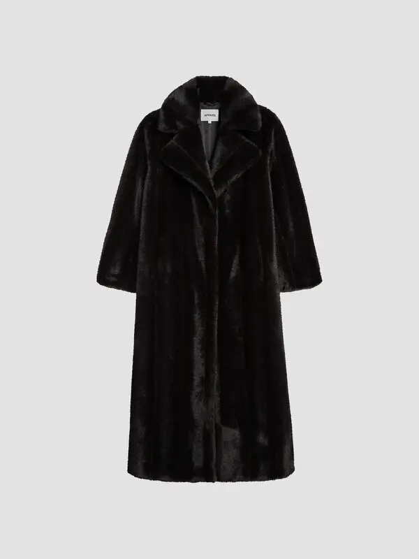 Apparis Gabrielle Faux Fur Long Coat