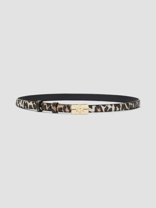 GANNI Kat -print Belt