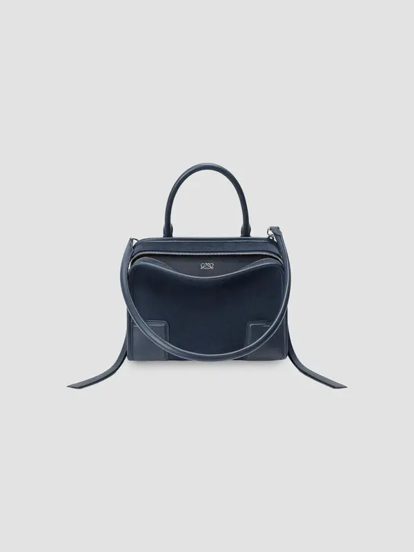 Loewe Amazona Small Suede Top Handle Bag