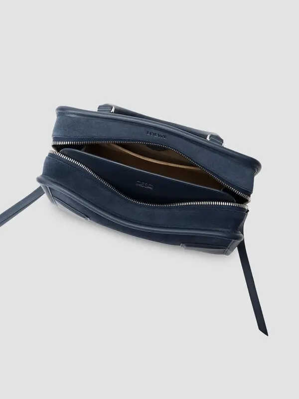 Loewe Amazona Small Suede Top Handle Bag