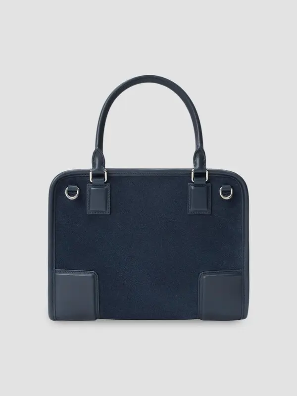Loewe Amazona Small Suede Top Handle Bag