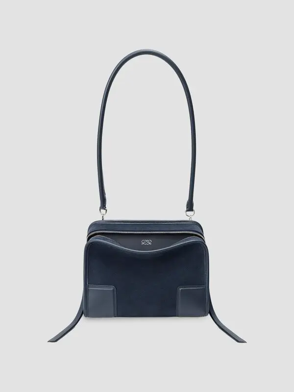 Loewe Amazona Small Suede Top Handle Bag